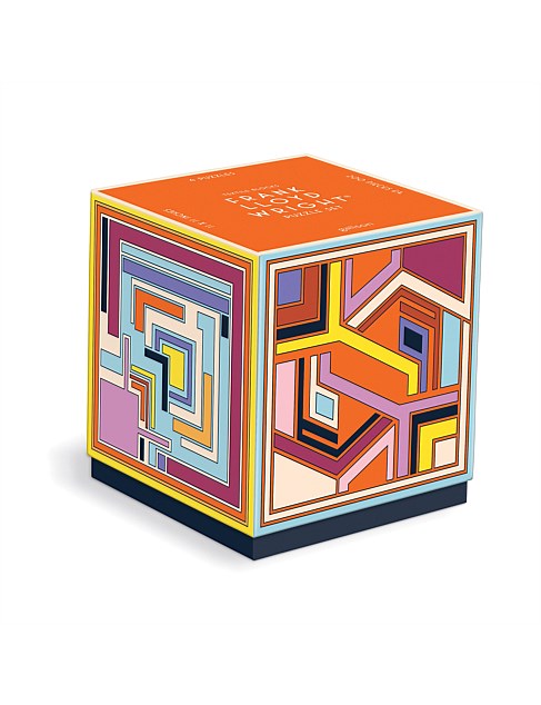 Galison Frank Lloyd Wright Textile Blocks Set Of 4 Puzzles | David Jones