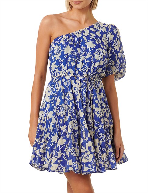 Forever New Corinne One Shoulder Mini Dress | David Jones