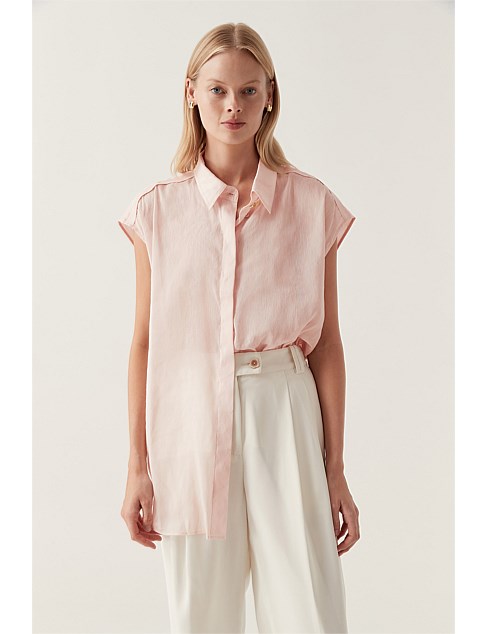 Aje Solana Sleeveless Shirt | David Jones