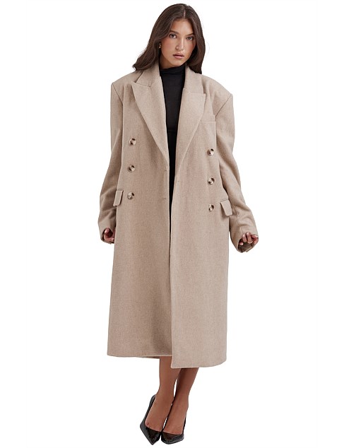 House Of Cb House Of Cb Carter Double Breasted Coat | David Jones