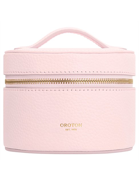 Oroton Fife Round Travel Jewellery Case | David Jones