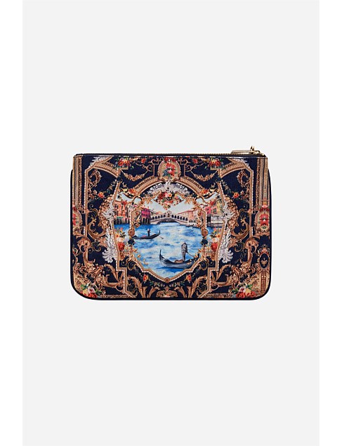 Camilla Small Canvas Clutch | David Jones