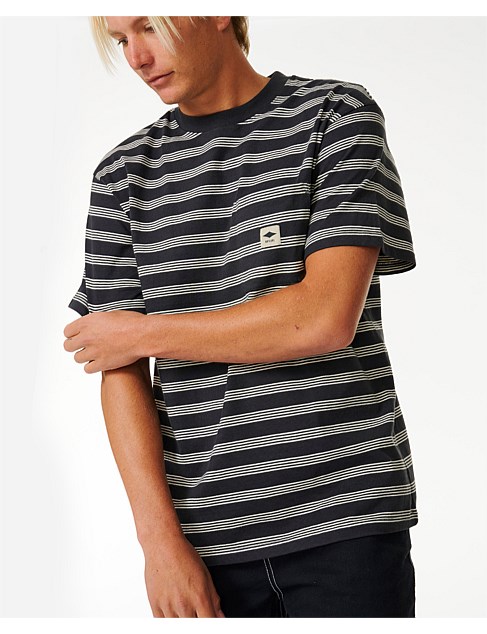 Ripcurl Quality Surf Products Stripe Tee | David Jones