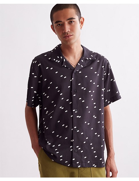 Saturdays Nyc Canty Light Reflection Short Sleeve Shirt | David Jones
