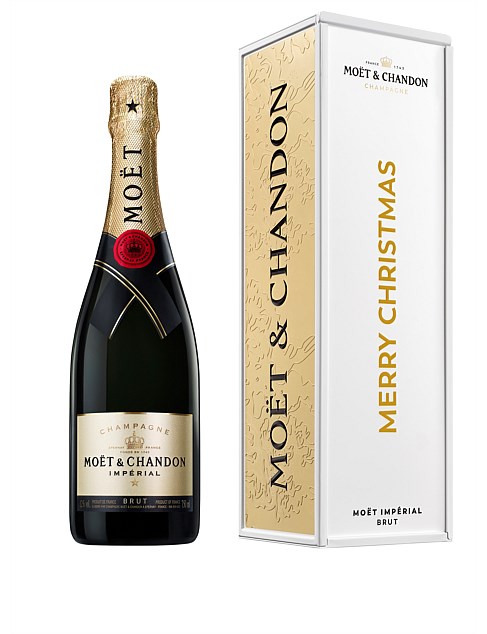 Moet & Chandon Moet & Chandon Imperial Brut -Merry Christmas Metal Tin ...