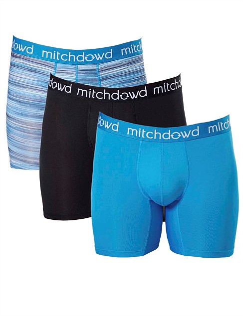 Mitch Dowd Men's Eco Space Stripe Recycled Repreve® Comfort Trunk 3 ...