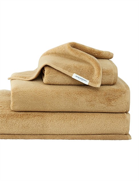 Sheridan Aven Face Washer In Ochre | David Jones