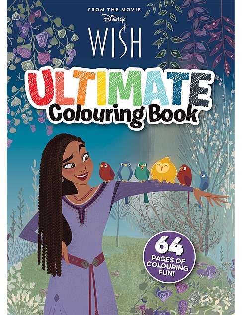 Scholastic Wish Ultimate Colouring Book Disney | David Jones