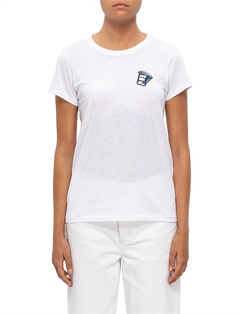 Rag & Bone Coffee Patch Tee | David Jones