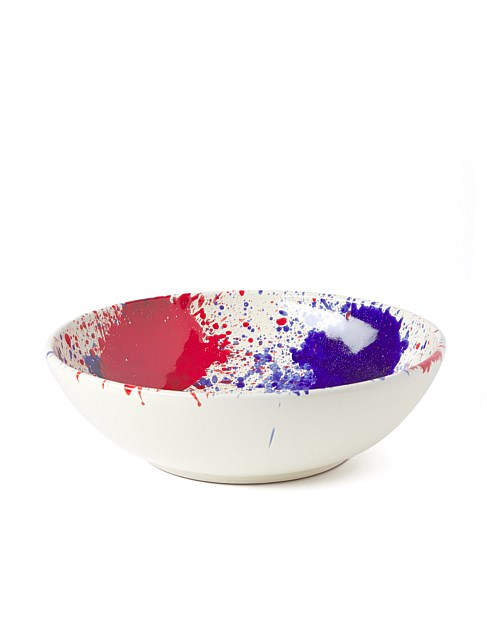 The Conran Shop Bright Red Splatter Bowl | David Jones
