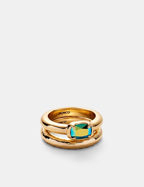 Mimco Reflective Ring Set | David Jones