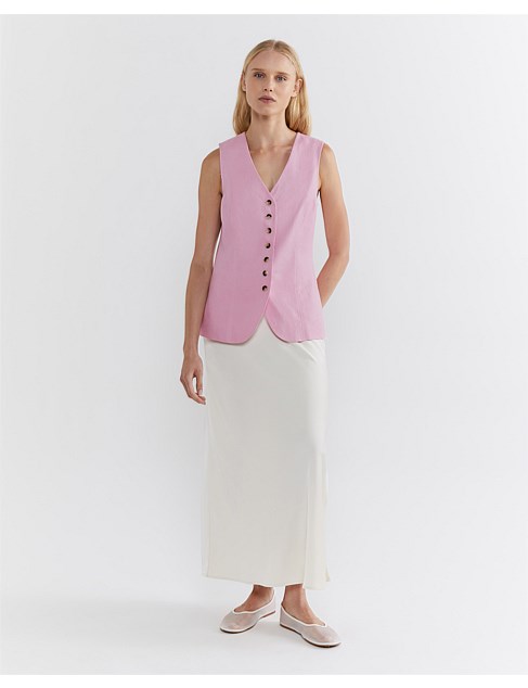 Jag Kayla Linen Vest | David Jones