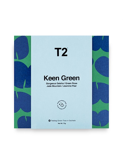 T2 Keen Greens Teabags Gift Box | David Jones