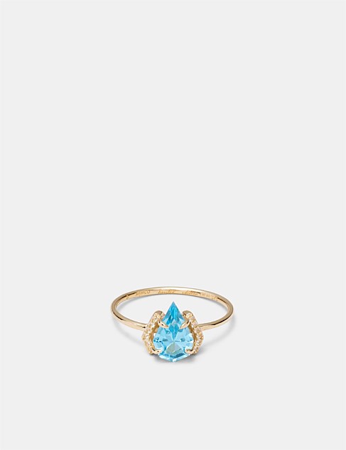 Mimco Limited Edition Blue Topaz Ring | David Jones