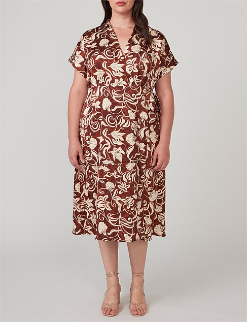 Estelle Solana Wrap Dress | David Jones