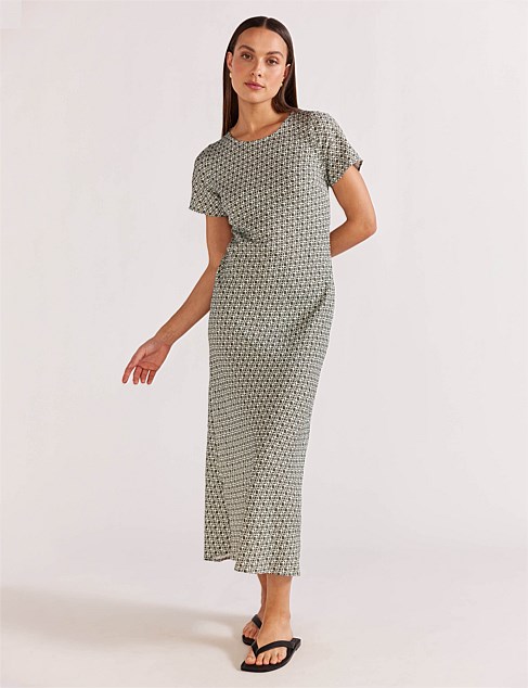 Staple the Label Cyprus Bias Midi Dress | David Jones