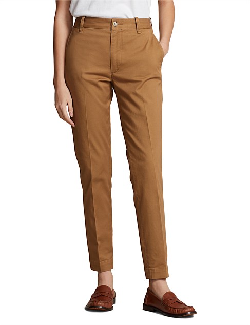Polo Ralph Lauren Cropped Slim Fit Twill Chino Pant | David Jones