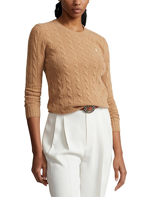 Polo Ralph Lauren Cable-knit Wool-cashmere Sweater | David Jones