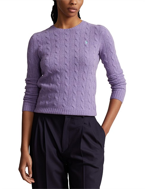 Polo Ralph Lauren Cable-knit Wool-cashmere Sweater | David Jones