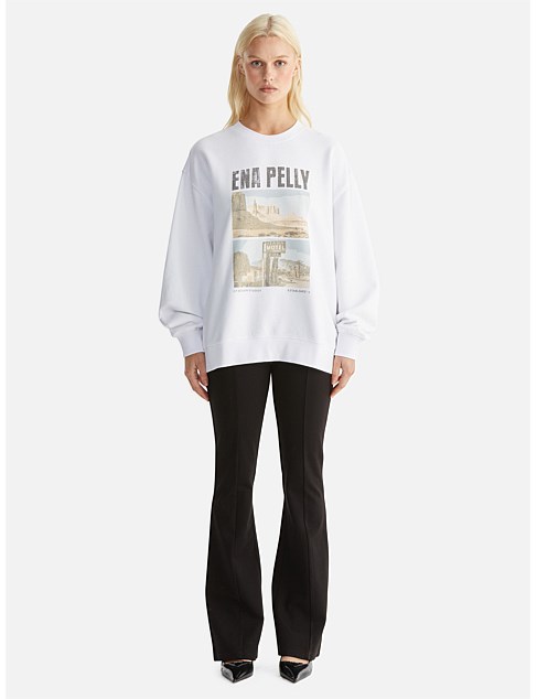 Ena Pelly Lilly Oversized Sweater Nevada | David Jones
