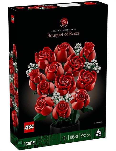 Lego Lego Botanicals Bouquet Of Roses 10328 | David Jones