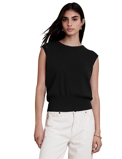 Banana Republic Elsa Drape-back Top | David Jones