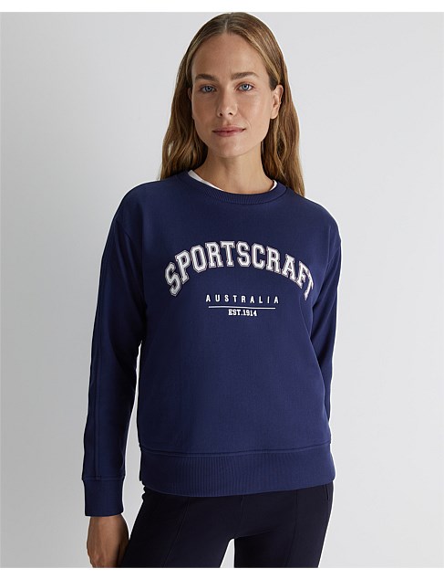 Sportscraft Sc Crew Logo Sweat | David Jones