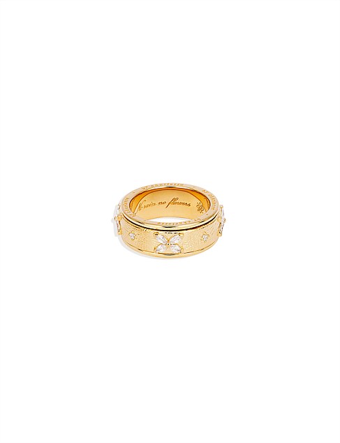 By Charlotte No Rain No Flowers Meditation Ring | David Jones
