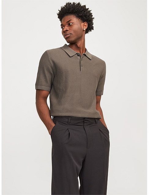 Jack & Jones Sandri Knit Polo | David Jones