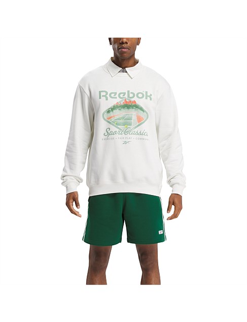 Reebok Cl Court Sport Crew | David Jones