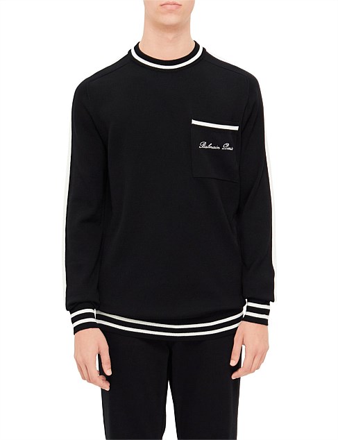 Balmain Balmain Paris Signature Sweater | David Jones