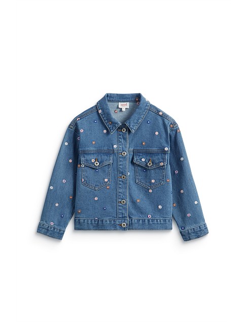 Seed Heritage Floral Denim Jacket | David Jones