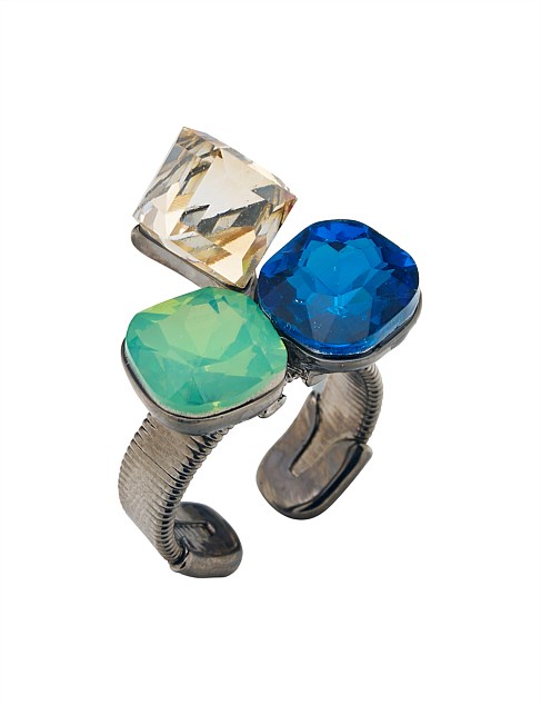 Amelie Statement Stone Cluster Ring | David Jones