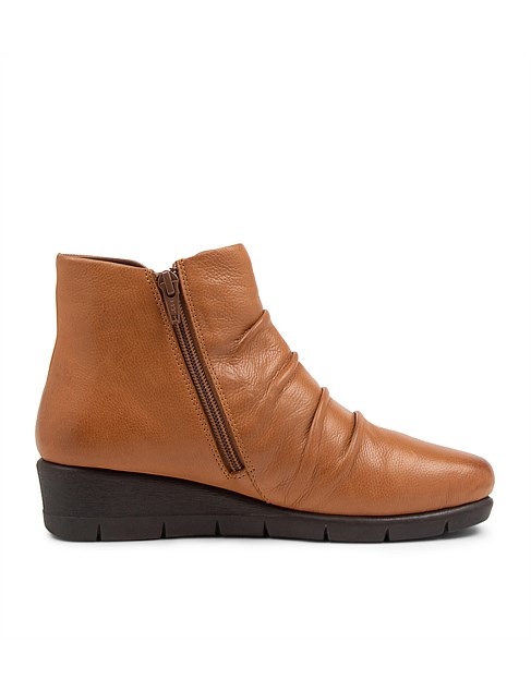 Supersoft By Diana Ferrari Maxie New Tan Leather Ankle Boots | David Jones