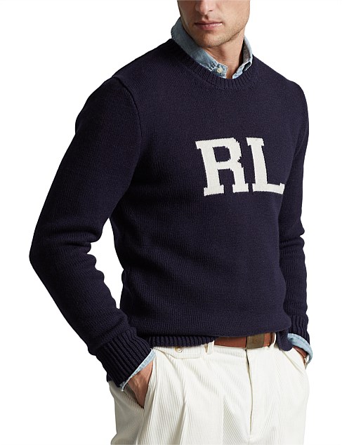 Polo Ralph Lauren Monogram Wool Sweater | David Jones