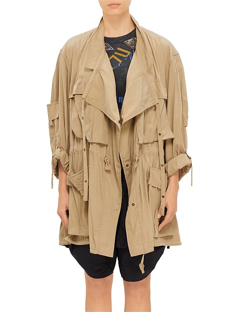 Isabel Marant Hanel Jacket Khaki | David Jones