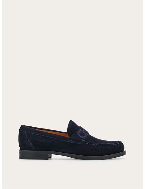 Ferragamo Loafer With Embroidered Detail | David Jones