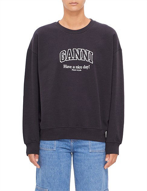 Ganni Isoli Ganni Oversized Sweatshirt | David Jones