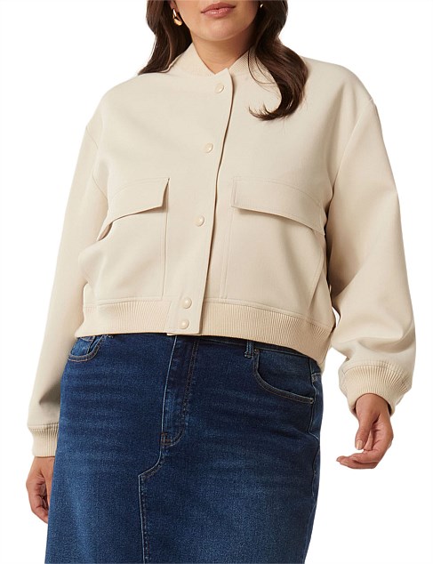 Forever New Miranda Curve Bomber Jacket | David Jones
