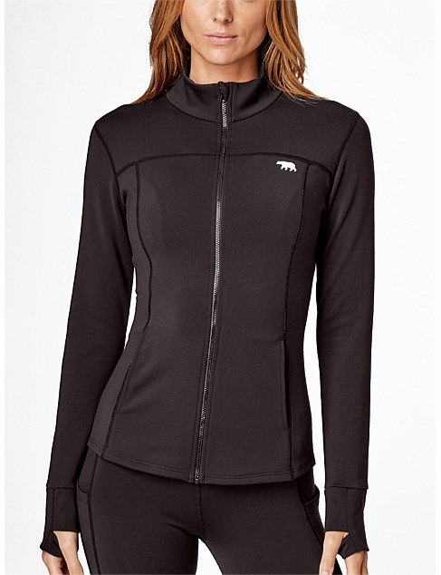 Running Bare Cold Front Thermal Running Jacket W/thumbholes | David Jones