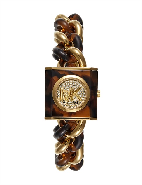 Michael Kors Mk Chain Lock Analogue Watch | David Jones