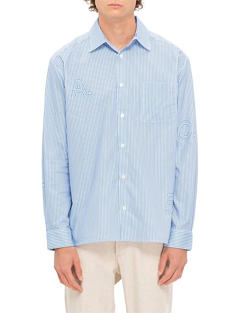 A.p.c Long Sleeve Shirt Chemise Malo | David Jones