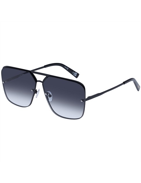 Le Specs Metazoic Black D-frame Sunglasses | David Jones