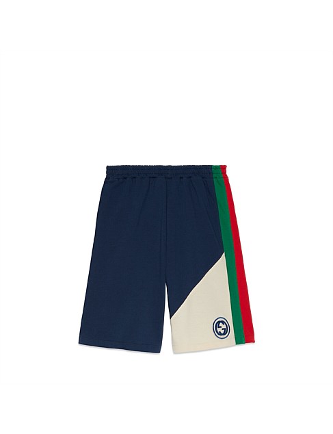 Gucci Children's Cotton Jersey Bermuda | David Jones
