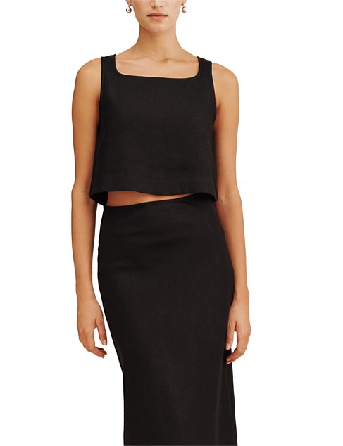 Posse Val Top High Square Neckline | David Jones