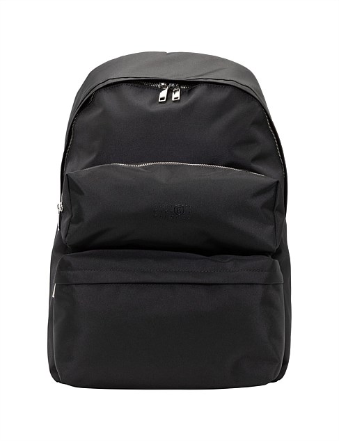 Mm6 Maison Margiela Three Pocket Backpack Black | David Jones