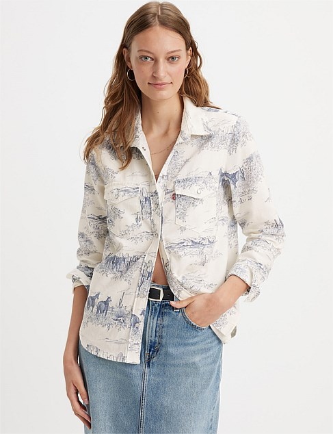 Levi's Iconic Western Toile Shirt | David Jones