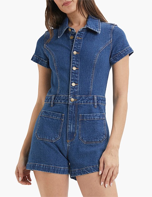 Rollas Sailor Romper Eco Ruby | David Jones