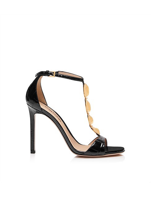 Tom Ford Croc Scale Glossy Stamped Croc Sandal | David Jones
