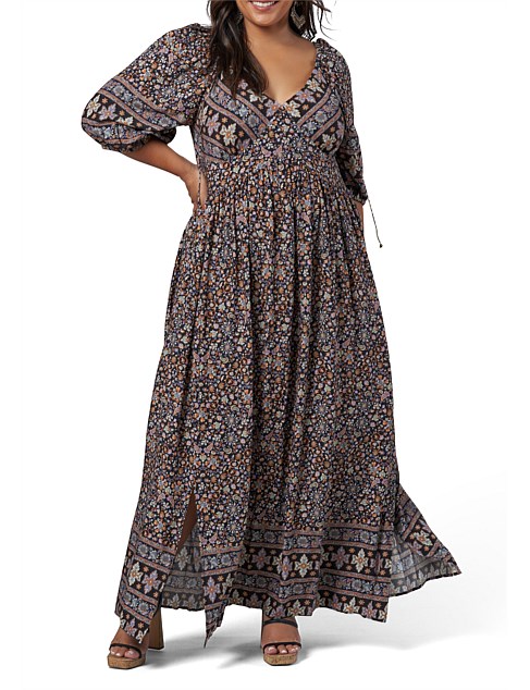 Curve Project the Poetic Gypsy -On A Whim Midi Dress | David Jones